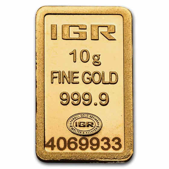 10 Gram Gold Bar - Secondary Market - APMEX®