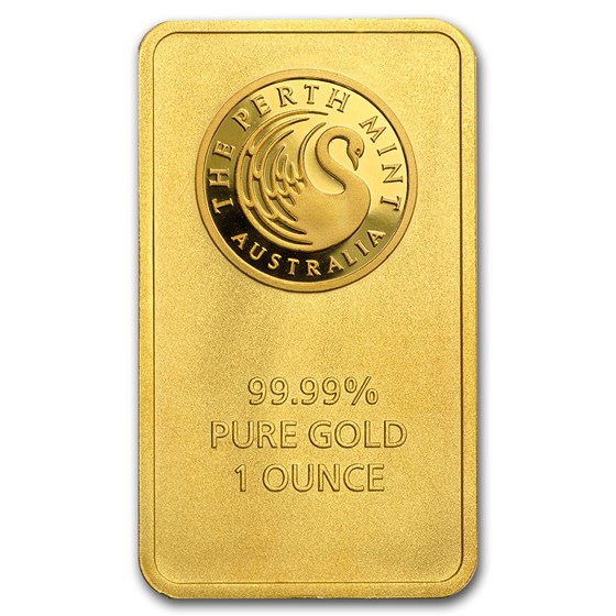1 Oz Gold Bar - The Perth Mint Oriana Design (In Assay) - APMEX®
