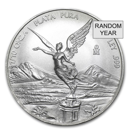 Mexico 1/10 Oz Silver Libertad BU (Random Year) - APMEX®